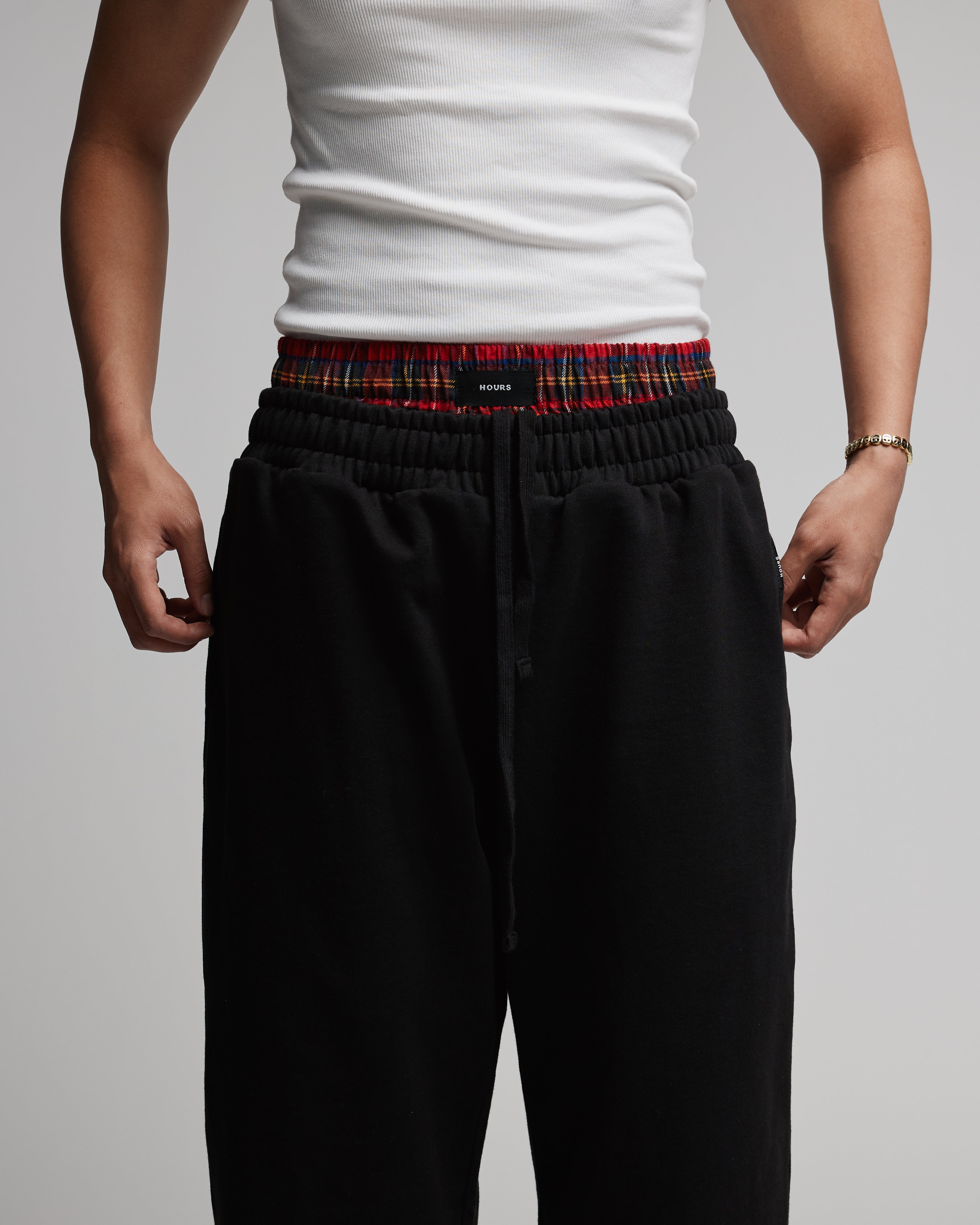 Boxer Sweatpants - Black – Hours