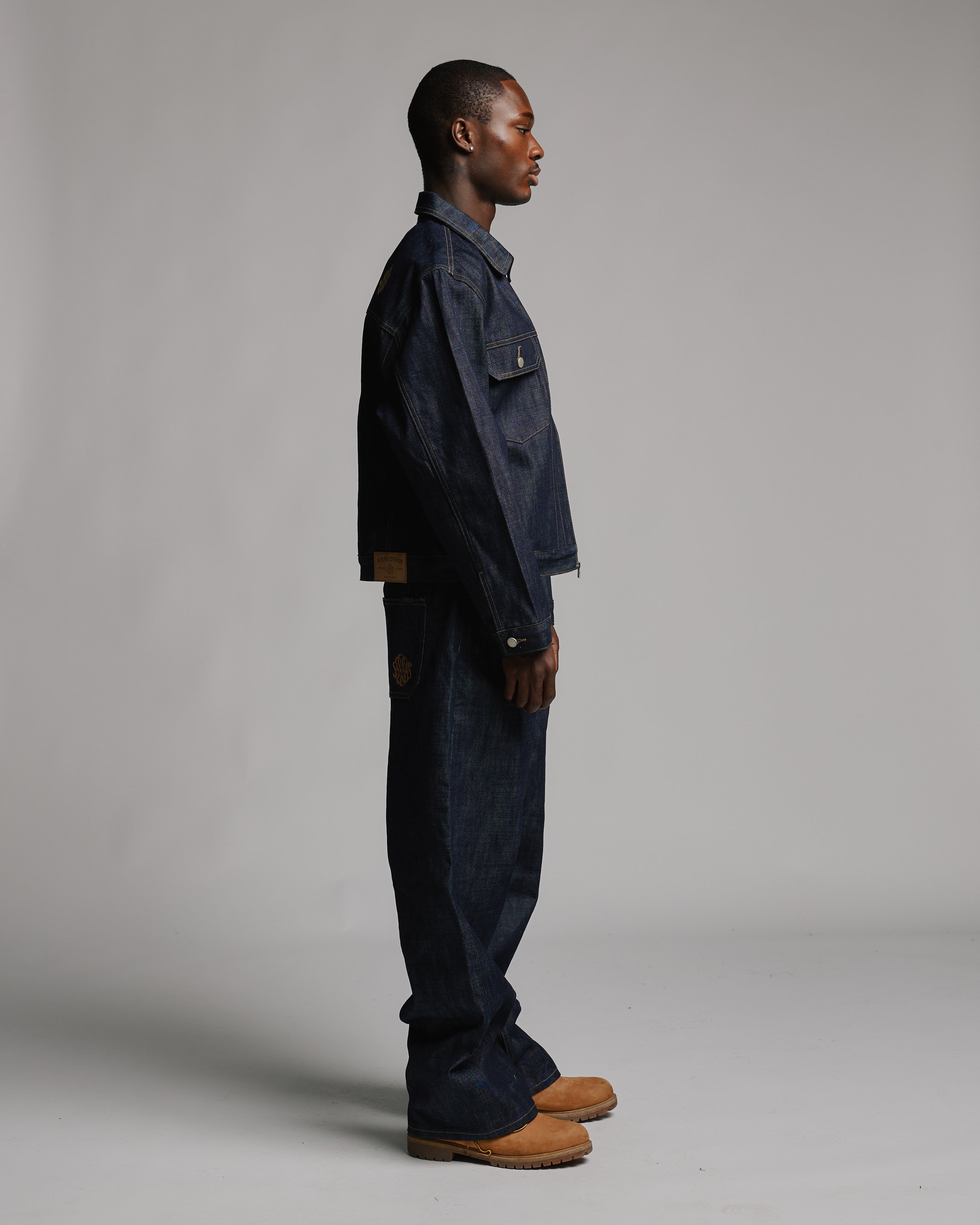 Baggy Raw Denim - Indigo – Hours