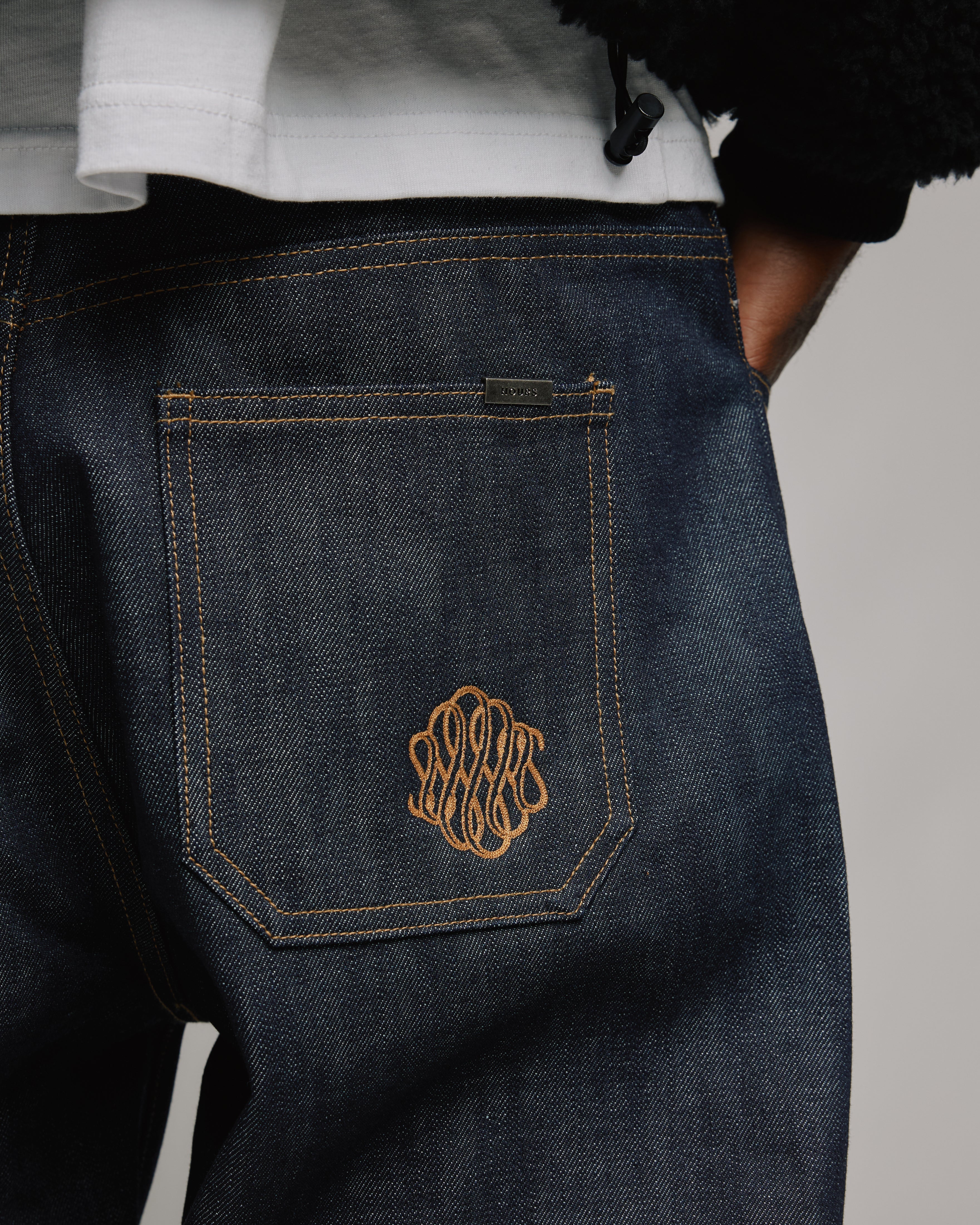 Baggy Raw Denim - Indigo – Hours